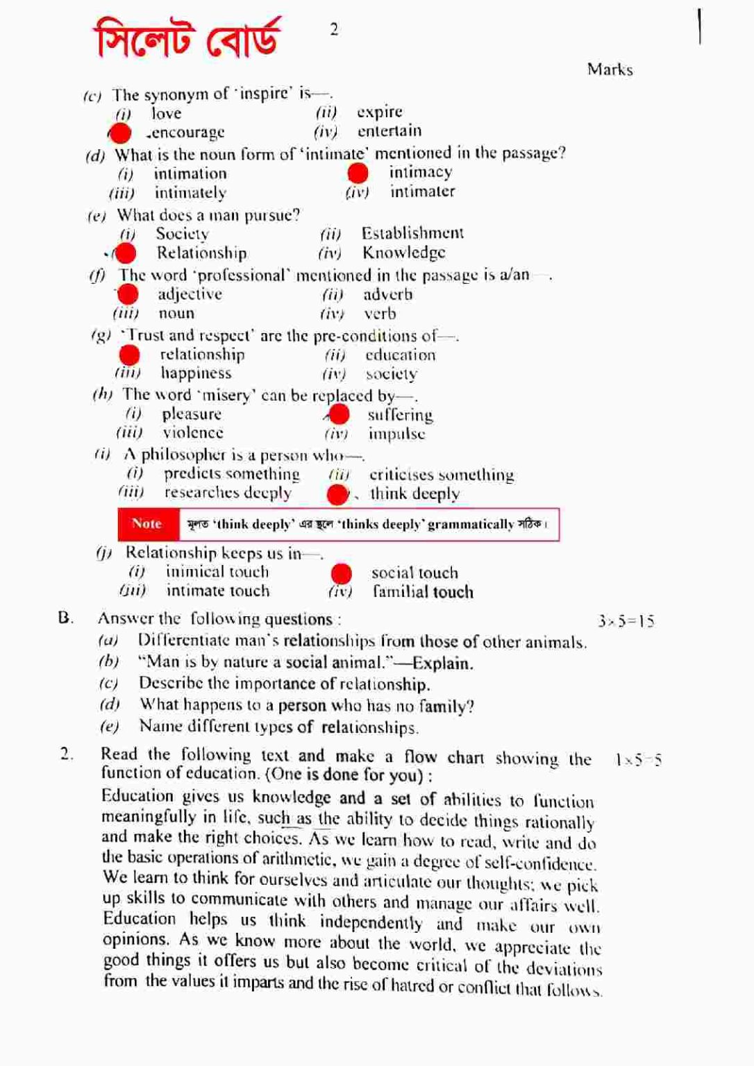 (All Board) HSC English 1st Paper Solution 2025 PDF - Written Result BD